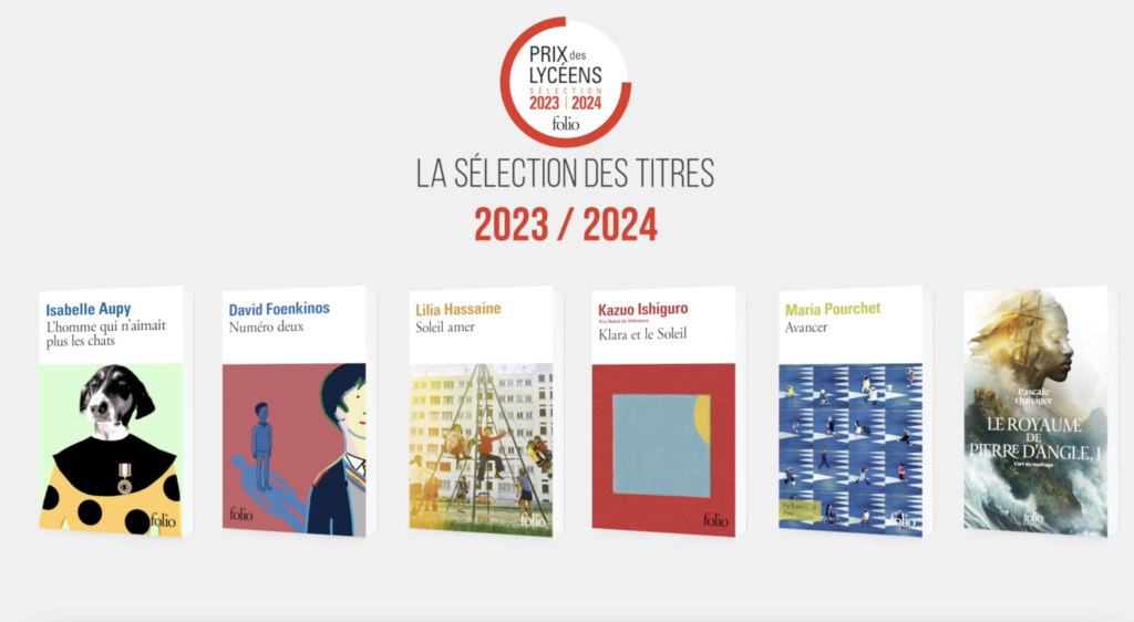 Découvrez la sélection de la 8ème édition ! - Prix des Lycéens folio